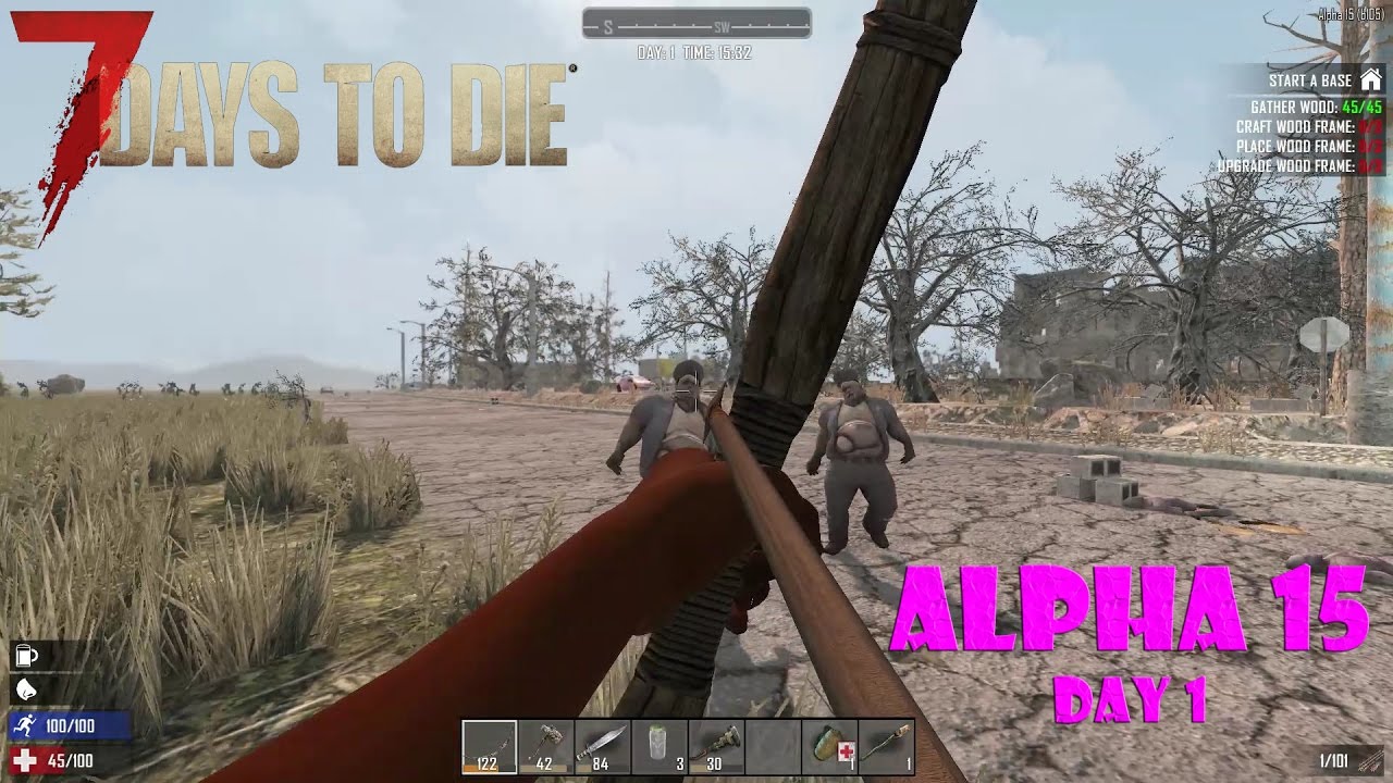 7 Days to Die A15 - Day 1 - YouTube