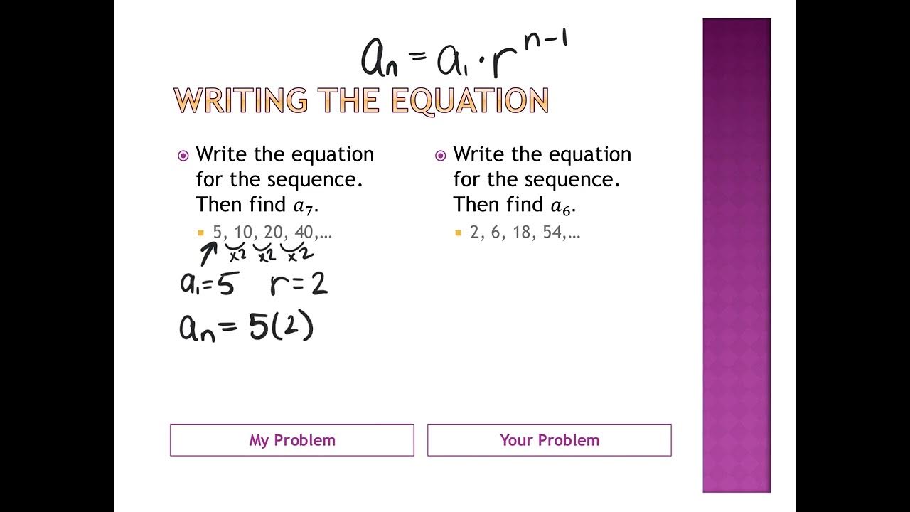 Geometric sequences - YouTube