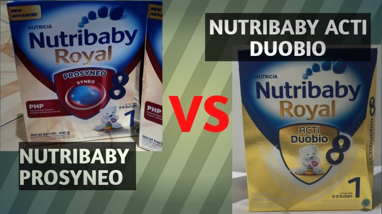 SUSU FORMULA || Perbedaan Nutribaby Prosyneo Dan Nutribaby Acti Duobio ...