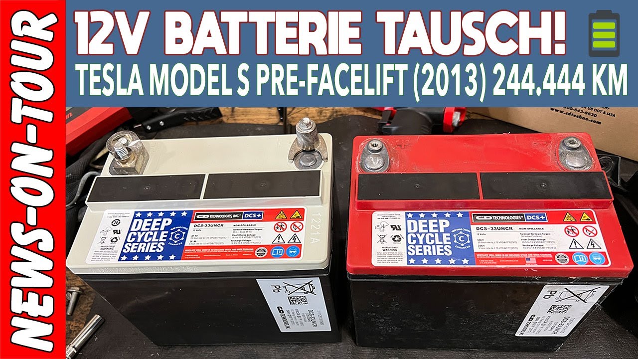 12V Batterie einbauen | Tesla Model S 2013 (Pre Facelift) Einfach oder ...