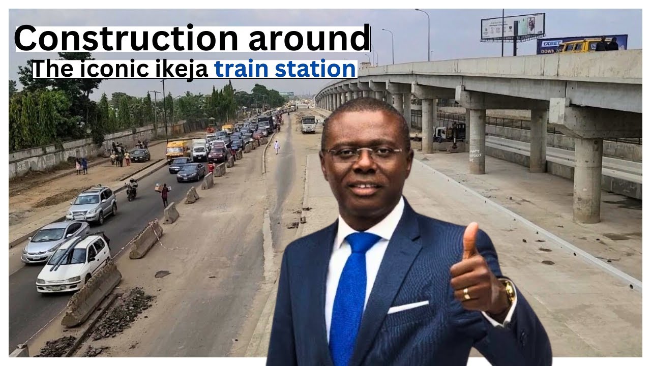 IKEJA TRAIN STATION TRANSFORMATION! Lagos BRT Lane Reconnection Update ...