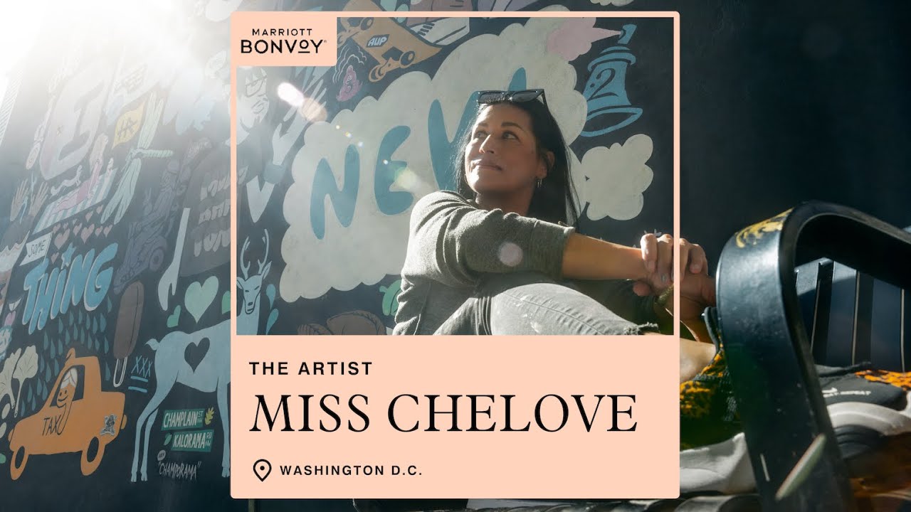 60 seconds in Washington D.C.: Street Art Tour with MISS CHELOVE - YouTube