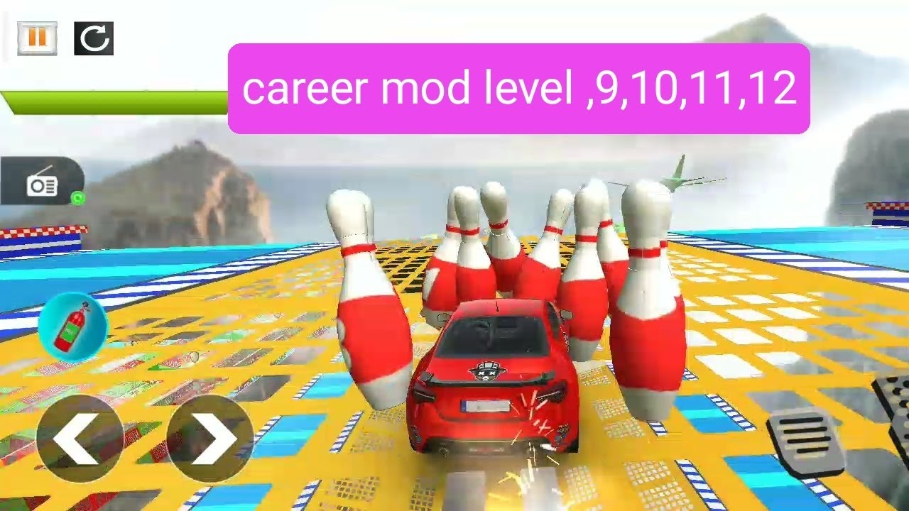 mega car ramp stand game me career mod level 9,10, 11, 12 🔊🏍️🚗🚜🥳🚌🚚💻🚜💻😍🚌 ...