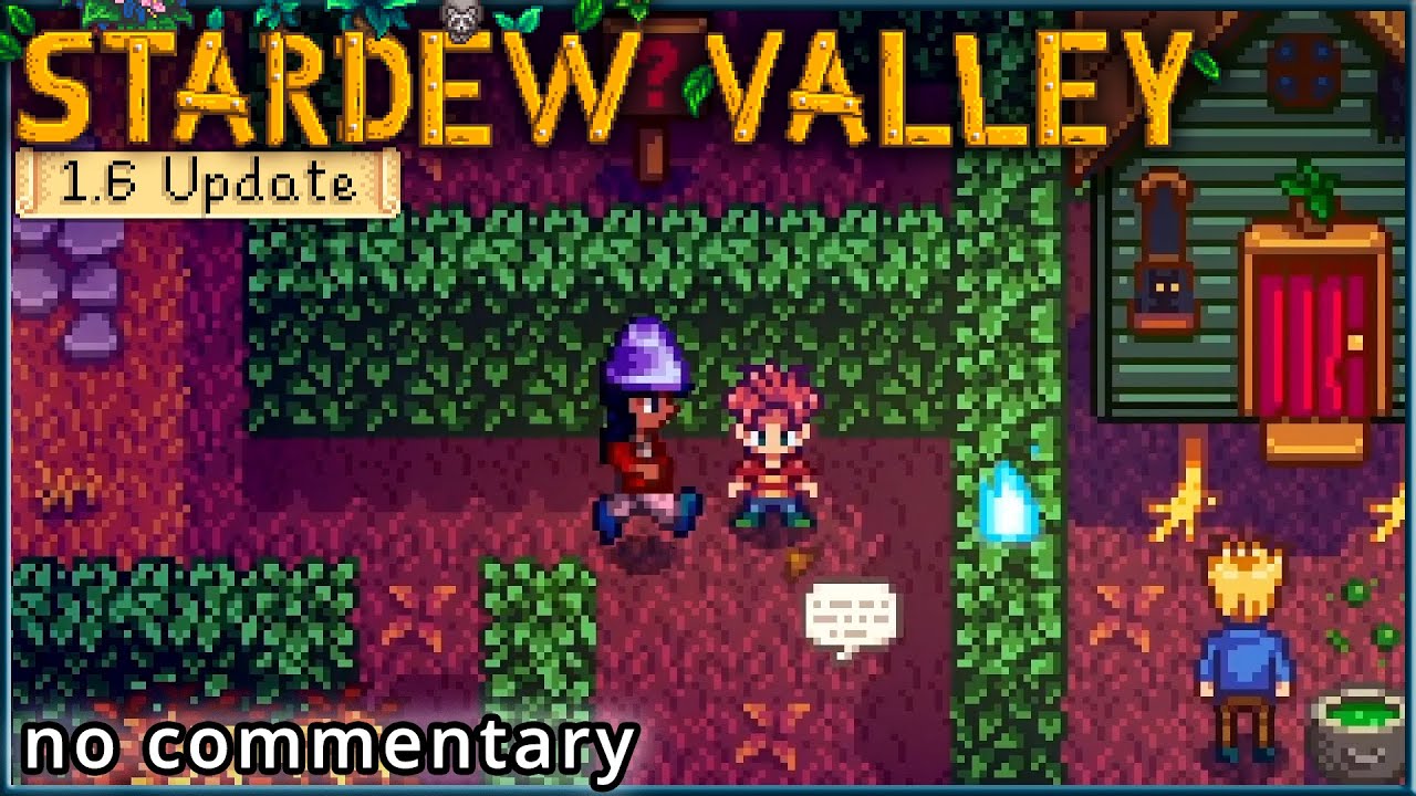Stardew Valley 607 :: New Spirit's Eve Maze and Dialogue - YouTube
