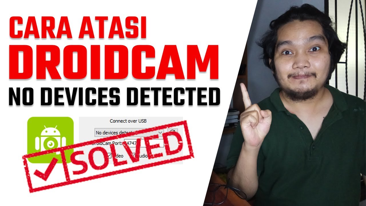 Droidcam no device detected, SOLVED! - YouTube