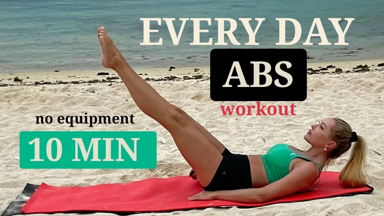 10 MIN EVERY DAY ABS WORKOUT/ Lower & Side ABS, Obliques/ Great results ...
