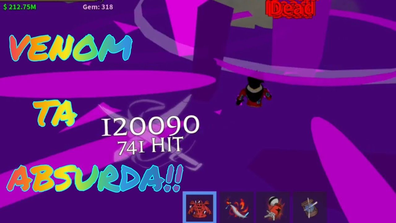 Gastei 230 Gemas pra despertar a Venom full no King Legacy!! A nova ...