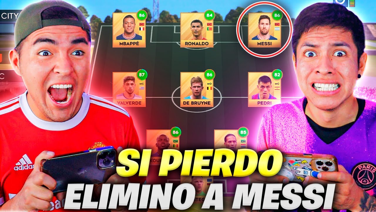 ELIMINO A MESSI, SI PIERDO en DREAM LEAGUE SOCCER 😱 *EDSON FDB vs ...
