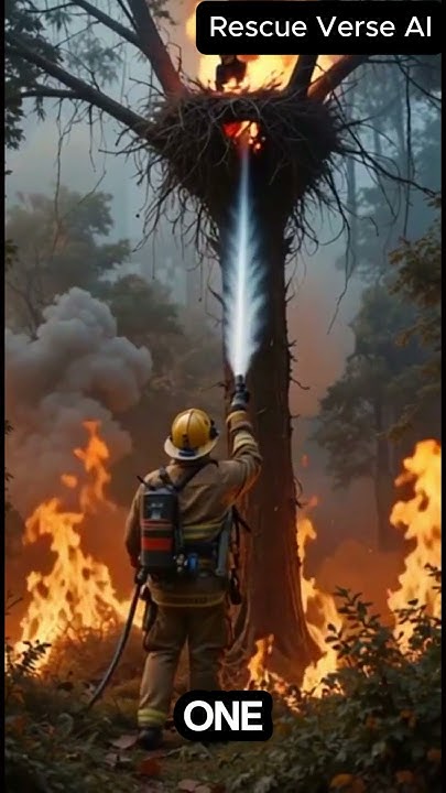 Heroic Firefighter Saves Sparrow & Chicks from LA Blaze! 🐦🔥 # ...