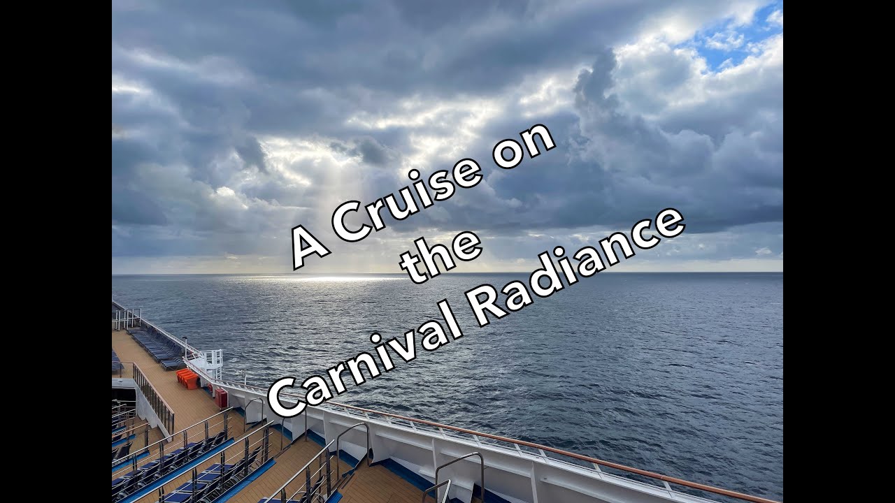 Through My Eyes: A Cruise on the carnival Radiance - YouTube