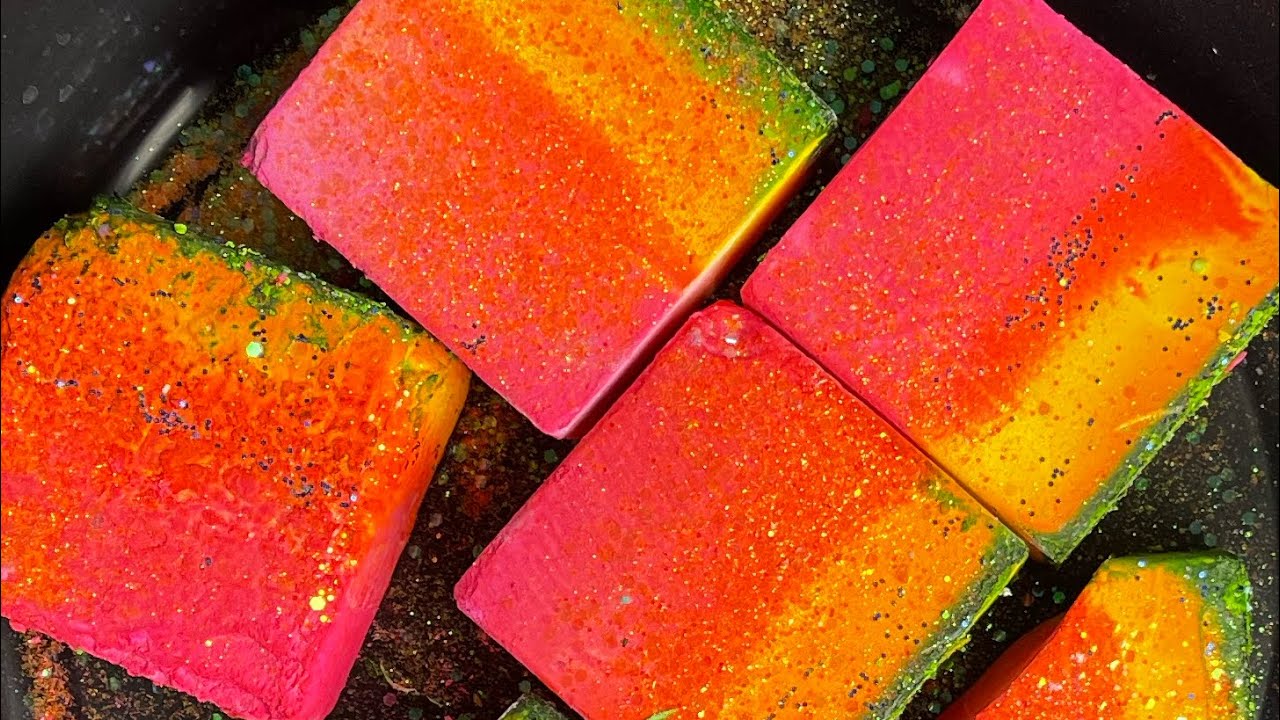 Fresh Dyed blocks - YouTube