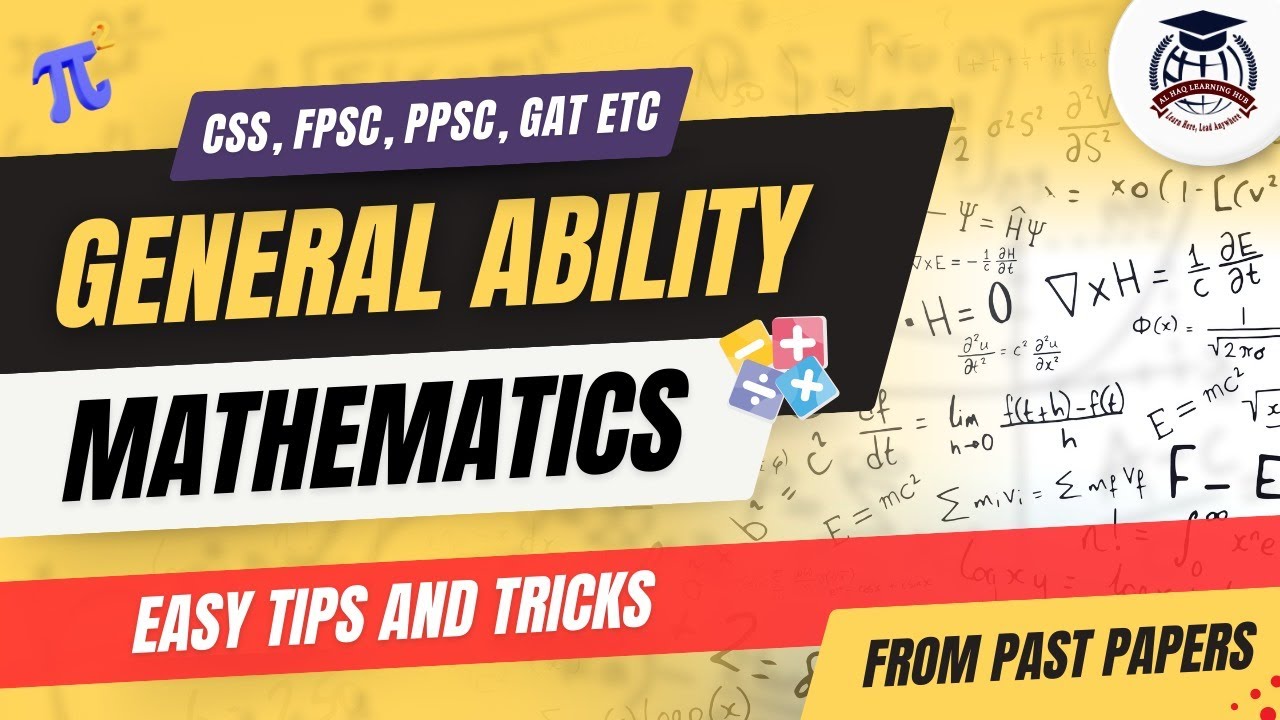Mathematics and Ability PPSC | Past Papers' Solution | Assistant Jobs ...