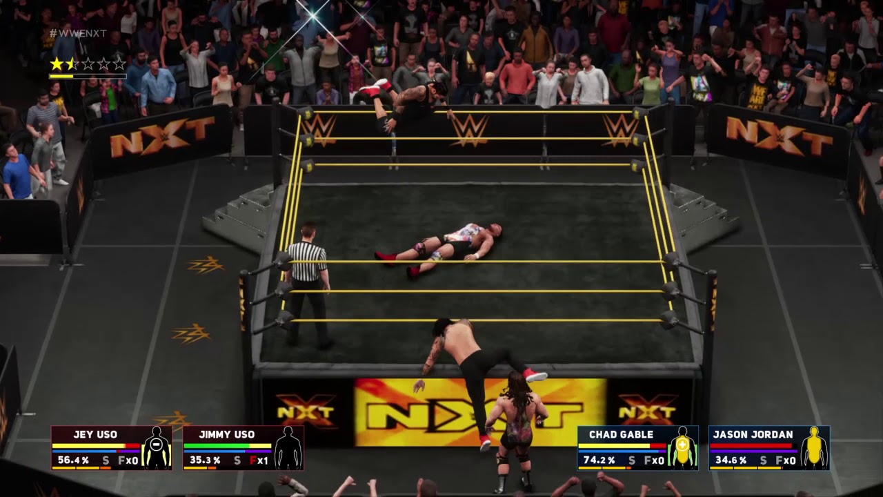 WWE 2K18 gameplay THE USOS. USO SLPLASH. - YouTube