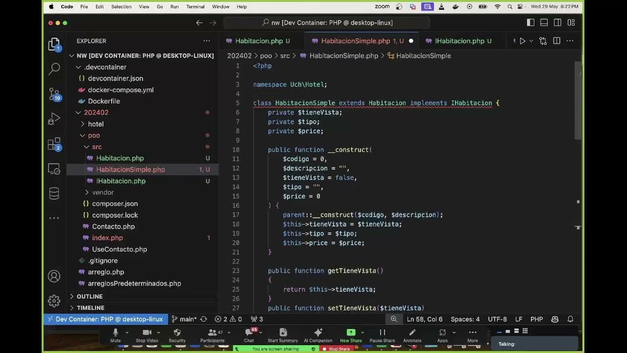 Interfaces y Herencia en PHP - YouTube