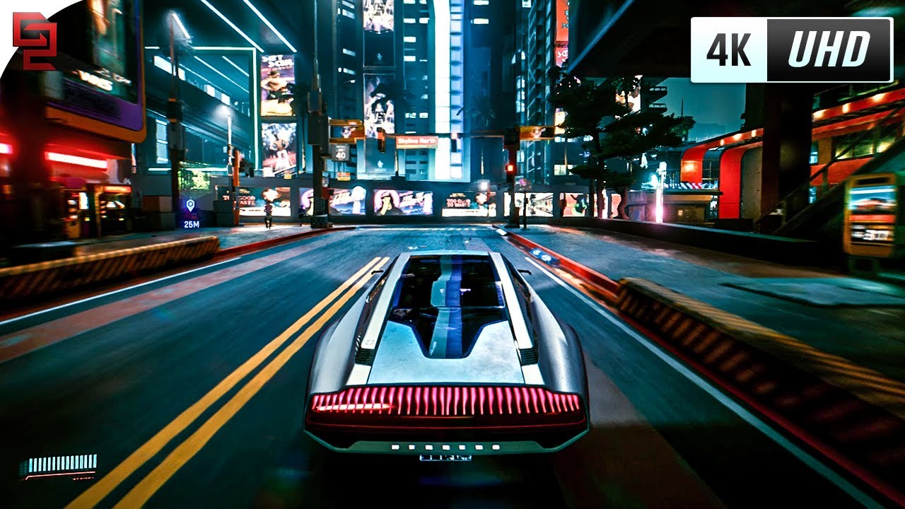 Cyberpunk 2077 - Reshade Mod - HERRERA OUTLAW GTS - Free Roam Midnight ...