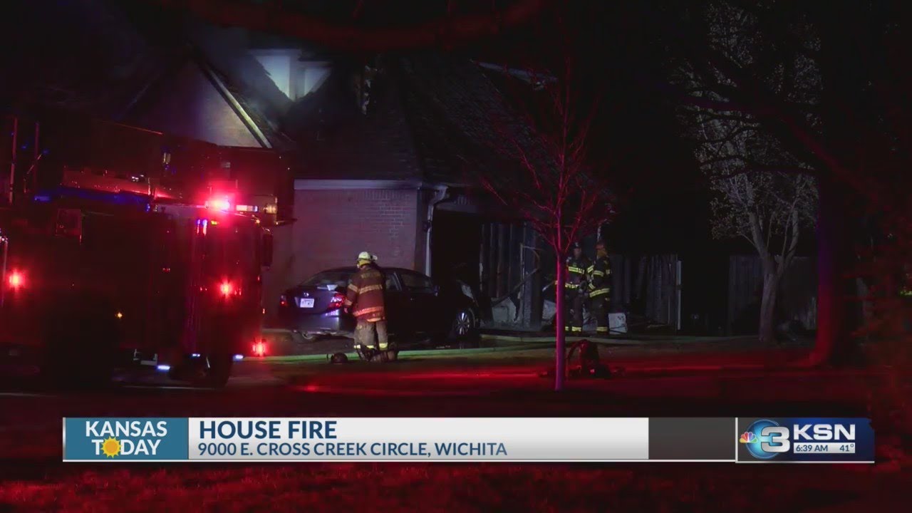 Damage 'significant' in east Wichita house fire - YouTube
