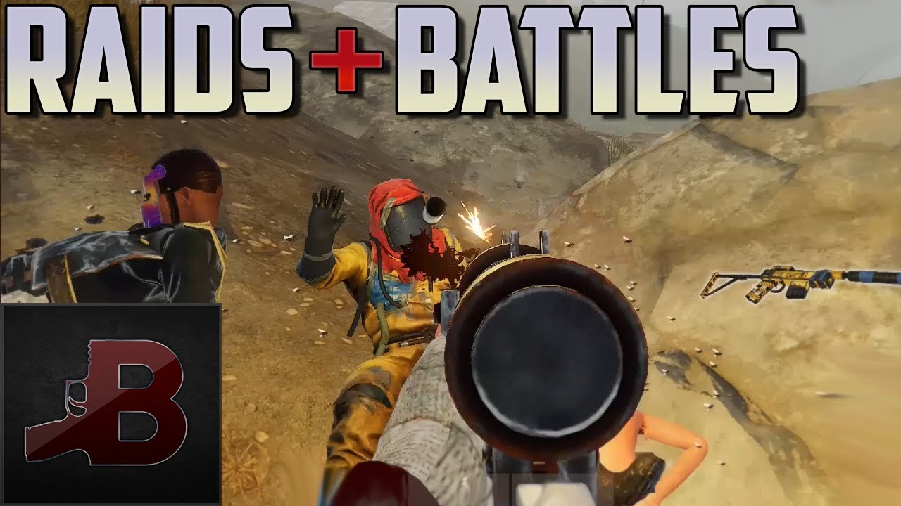 Raids + Battles - Rust - YouTube