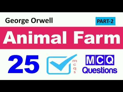 Animal Farm by George Orwell || MCQs multiple choice questions - YouTube