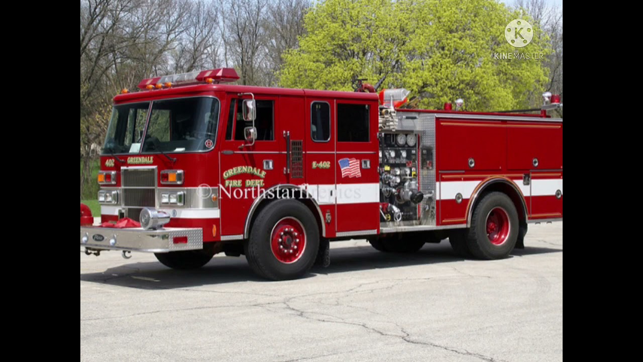 Greendale wi fire dept — truck 402 — early 2000s — - YouTube