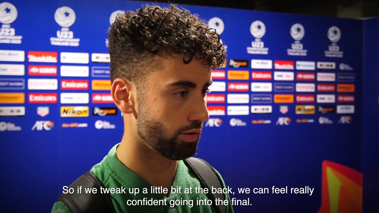 #AFCU23 M18 - Ramy Najjarine (AUS) - Post Match Reactions - YouTube