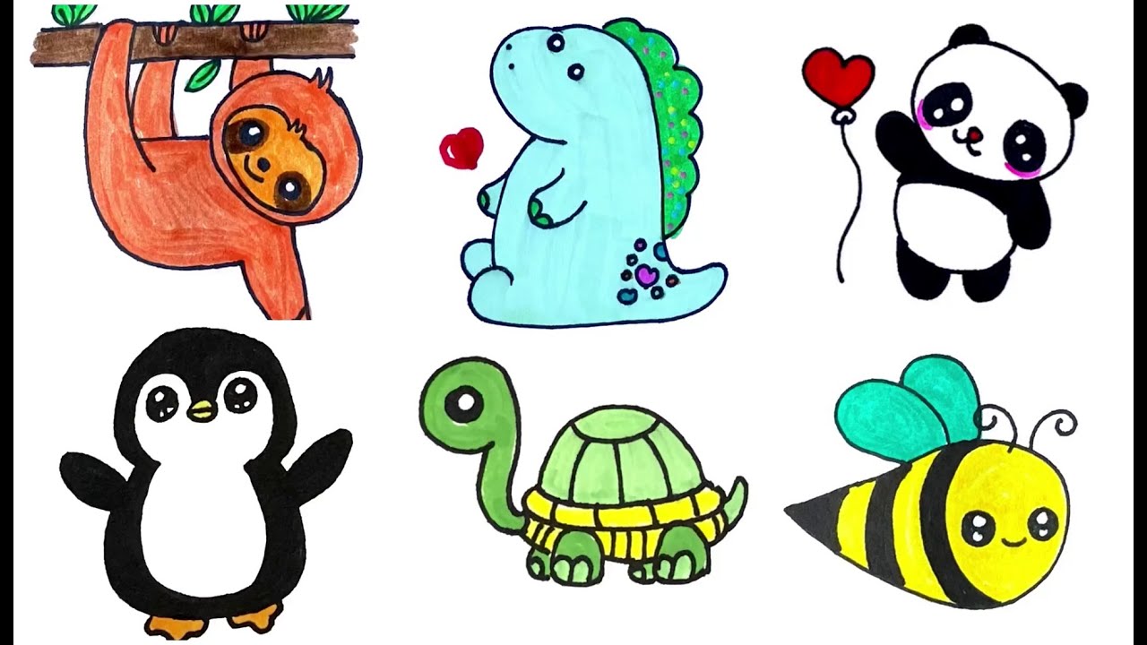 Cute Drawing for kids |Easy Colorful House Drawing Ideas | Easy ...