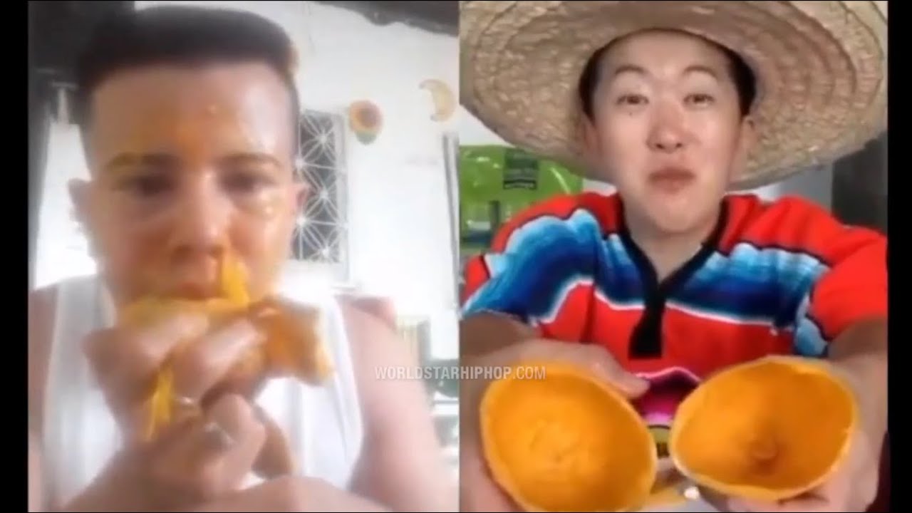 How To Properly Eat A Mango! - YouTube