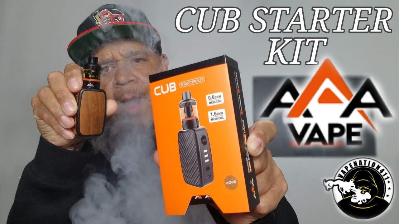 AAA VAPE THE CUB STARTER KIT REVIEW - YouTube