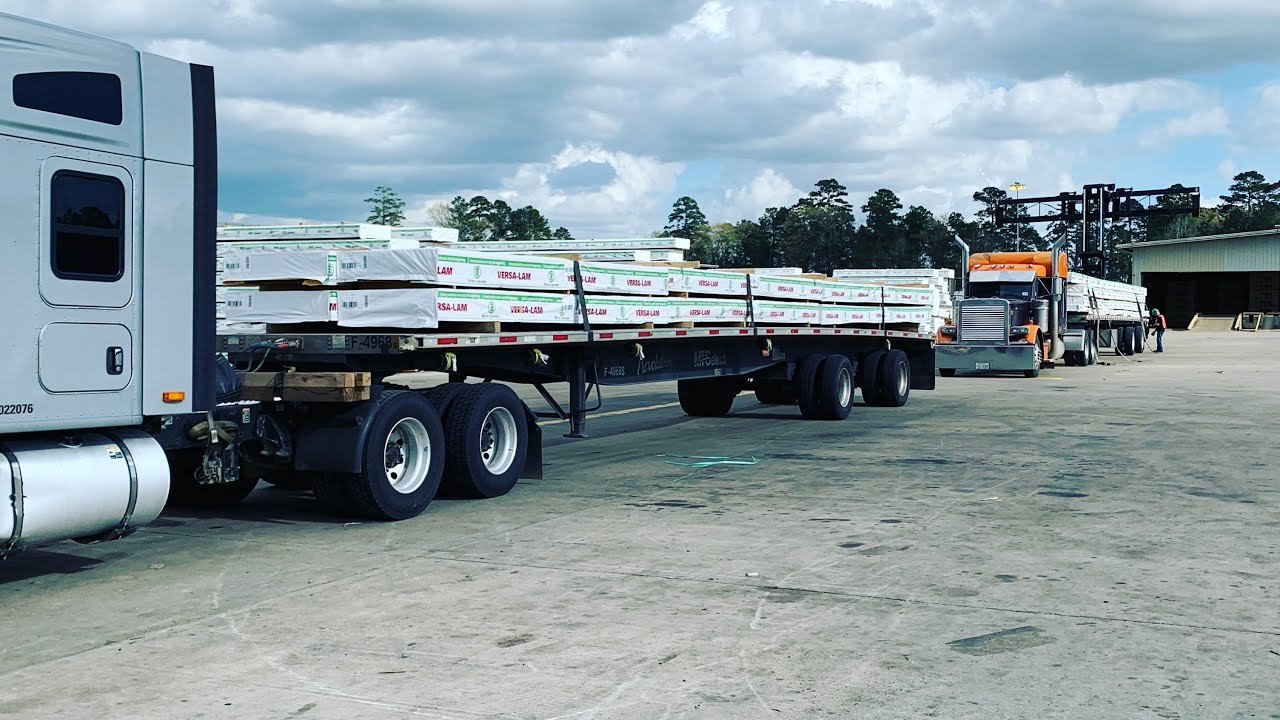 Flatbed Trucking | Louisiana Lumber - YouTube
