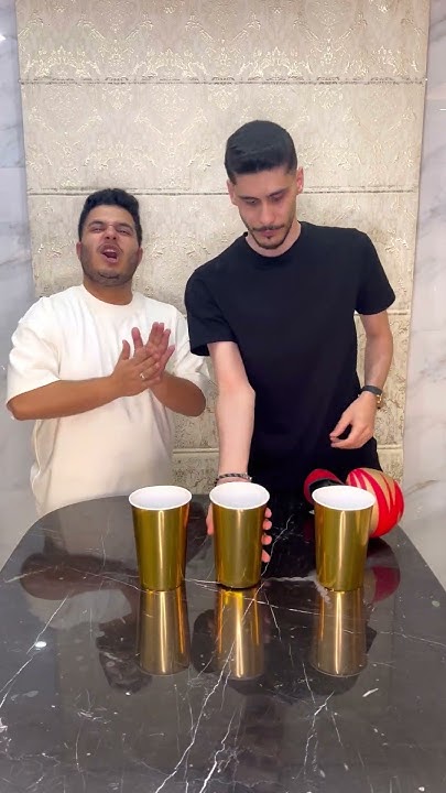 Can you guess what happened? #cupchallenge #game - YouTube
