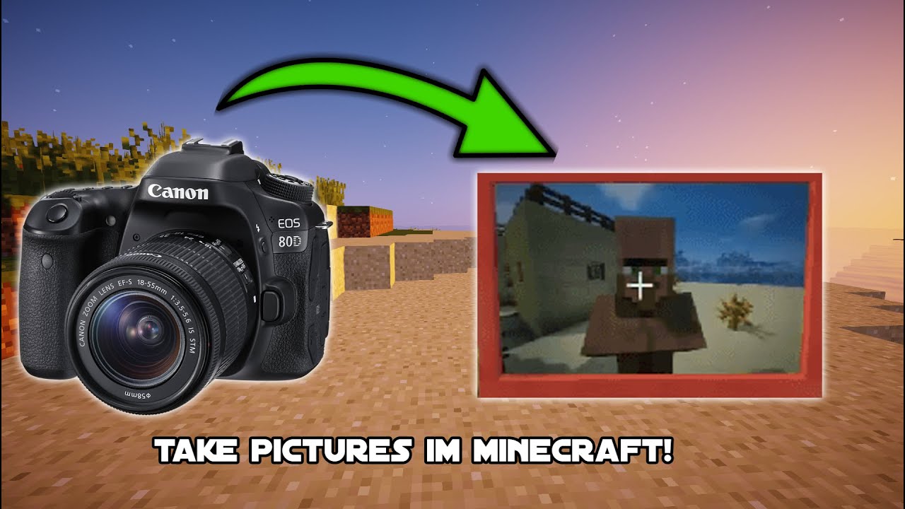 WORKING CAMERAS IN MINECRAFT! | Minecraft Mod Review - YouTube