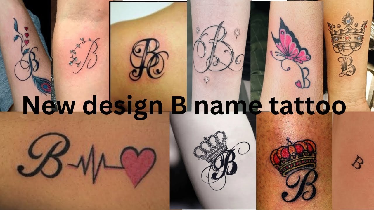 very most popular and beautiful B name tattoo ll new small tattoo ...