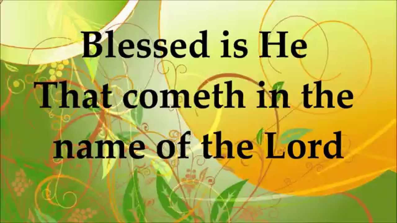 Baruch Haba B'shem Adonai - Lyrics - YouTube