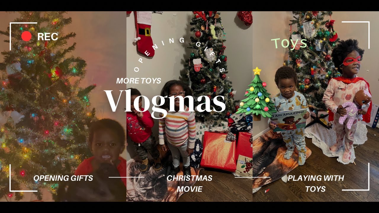 VLOGMAS | CHRISTMAS DAY | GIFT UNWRAPPING | MERRY CHRISTMAS - YouTube