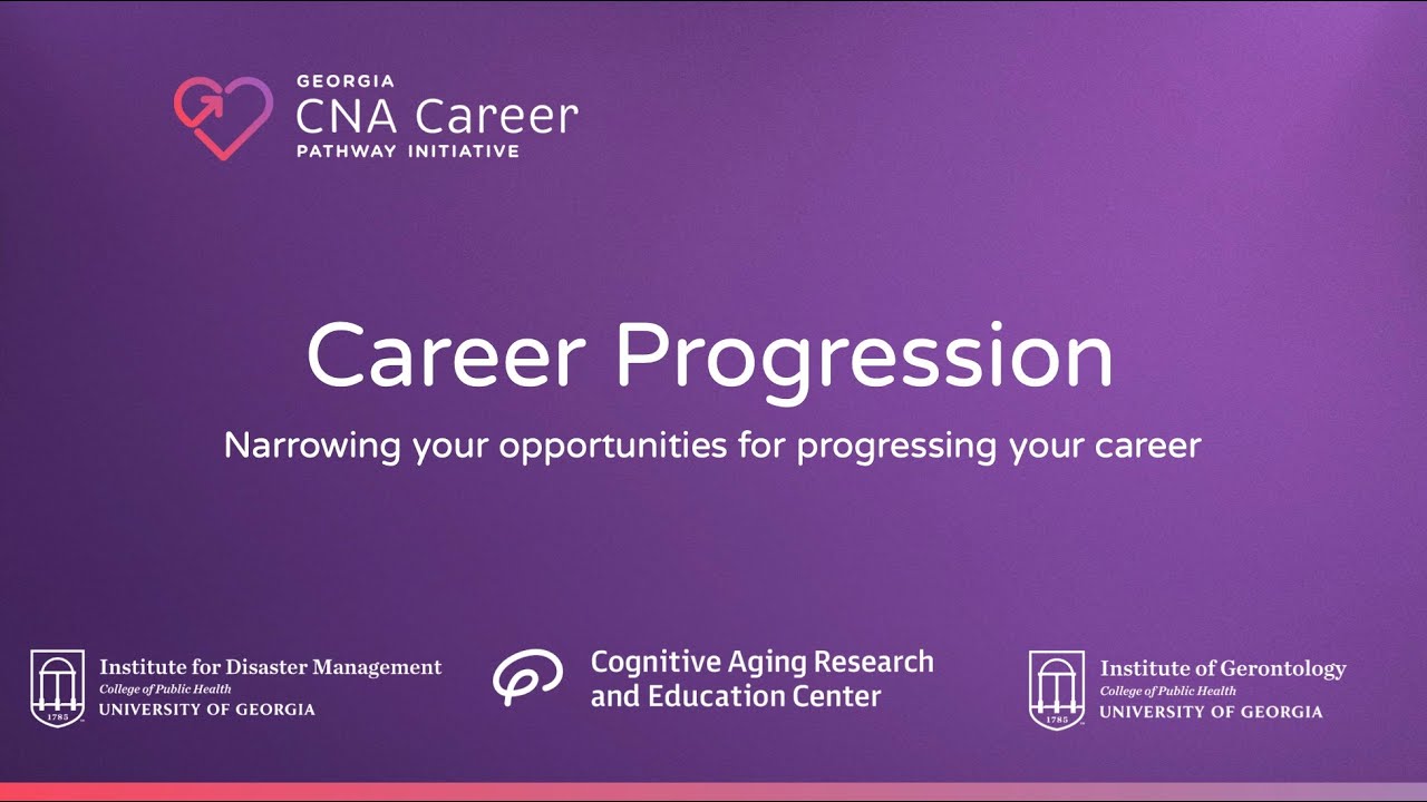 CNA Module 8.1: Your Career, Career Progression - YouTube