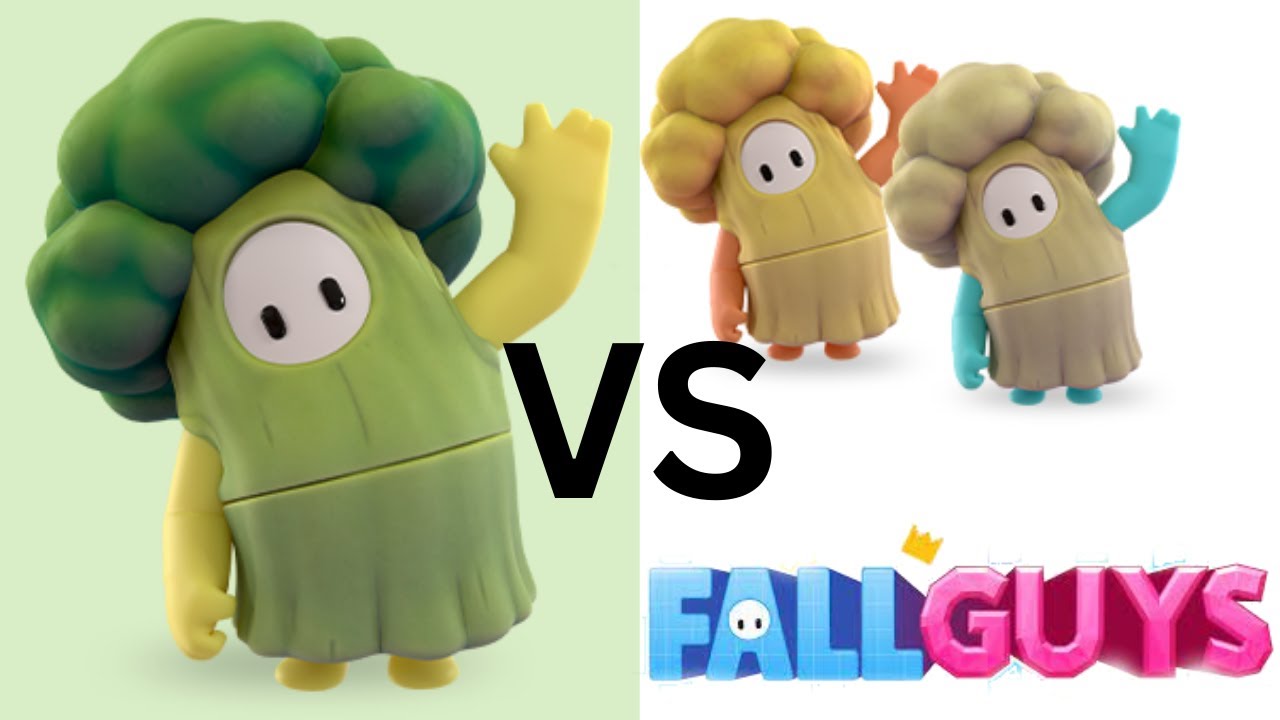 🔴 FALL GUYS - The Green Broccoli Team VS White Cauliflower Team Stream ...
