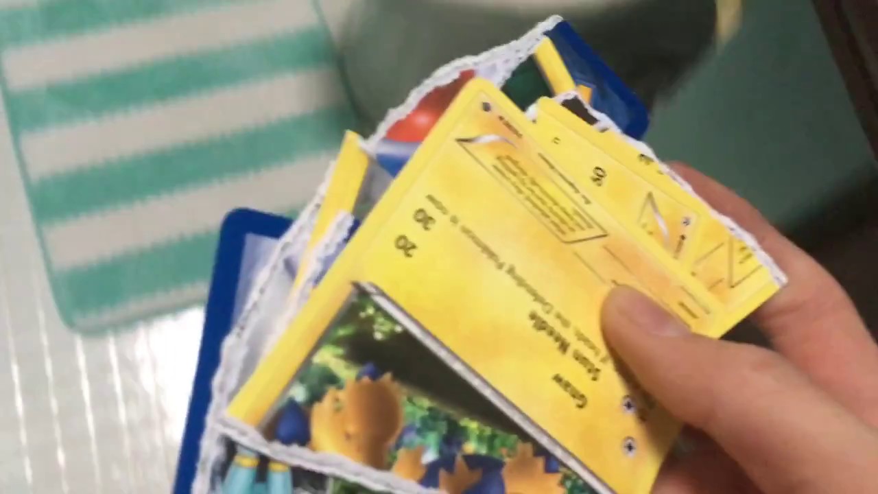 FLUSHING USELESS POKEMON CARDS! - YouTube