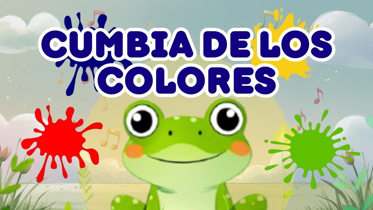 La Cumbia de los Colores 🌈 | Canción Infantil para Aprender los Colores ...