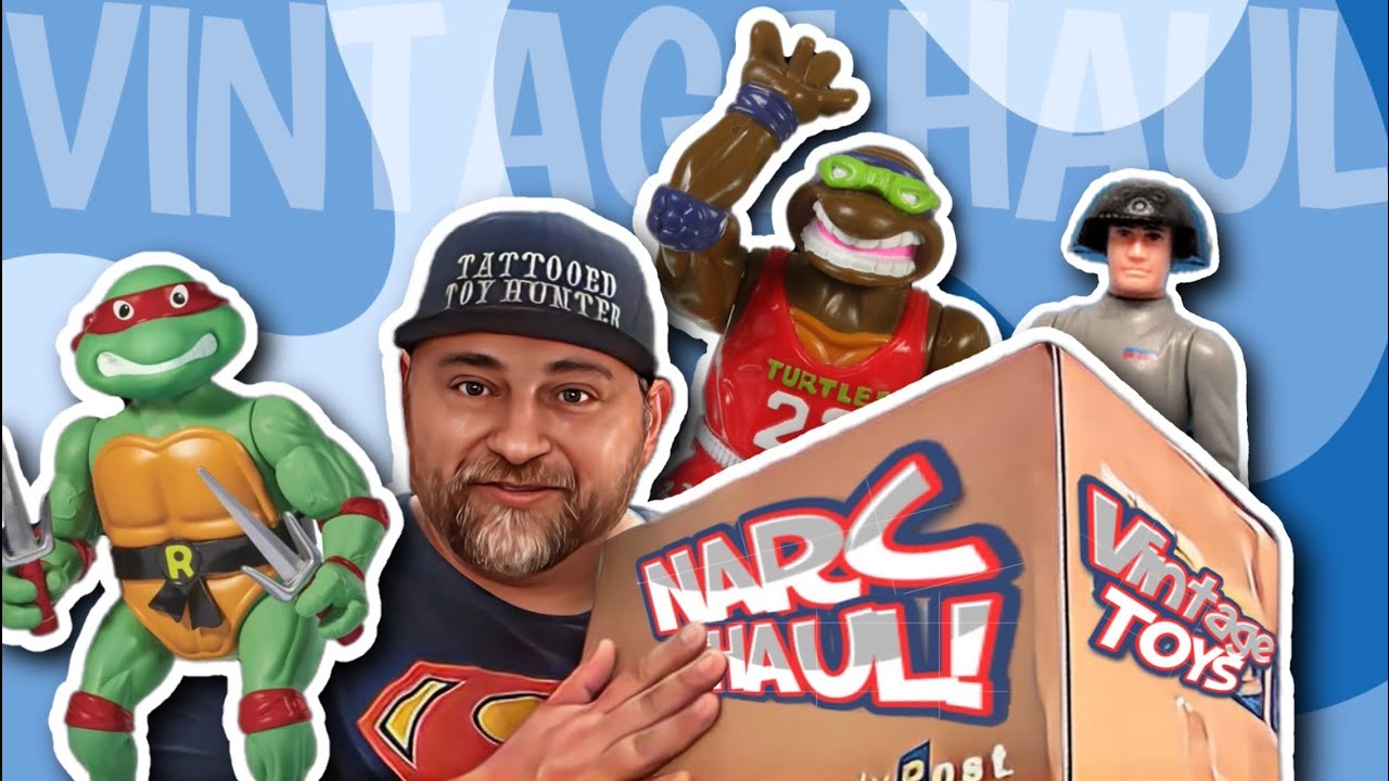 Vintage Action Figure Haul From NARC: TMNT, Star Wars, ETC - YouTube