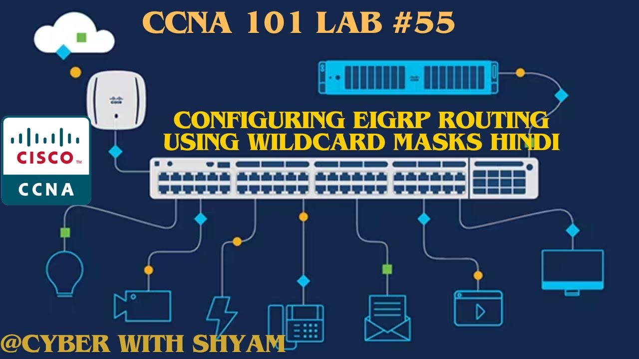 Ccna How To Eigrp Routing Using Wildcard Masks Tutorial Youtube