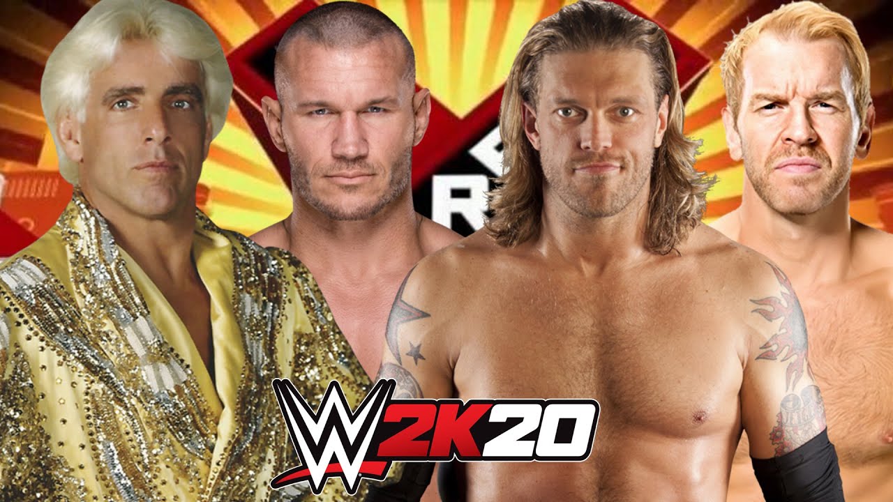 WWE 2K20 | RANDY ORTON & RIC FLAIR vs EDGE & CHRISTIAN - YouTube