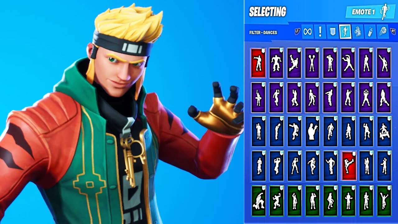 🔥 MASTER KEY SKIN SHOWCASE WITH ALL FORTNITE DANCES & EMOTES 😱 - YouTube