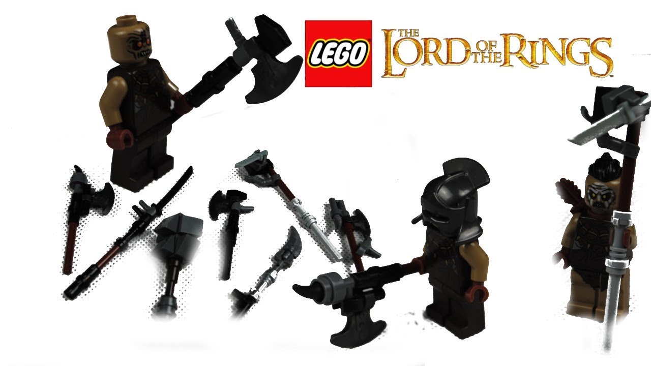 LEGO LoTR Orc Weapons - YouTube