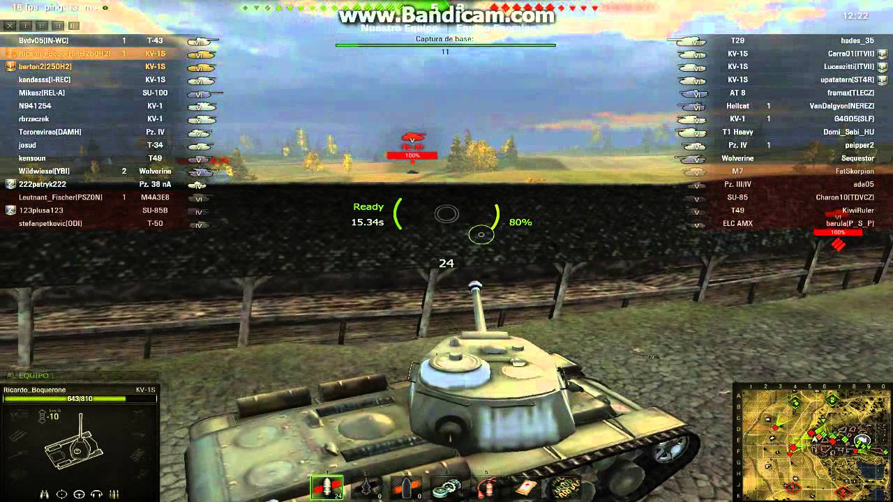 World Of Tanks KV-1S con Berton2 en Linea Sigfrido - YouTube
