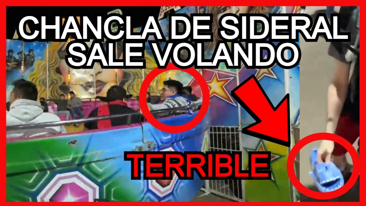 ¡Terrible Show! 😱 La CHANCLA de SIDERAL sale VOLANDO 😂 - YouTube