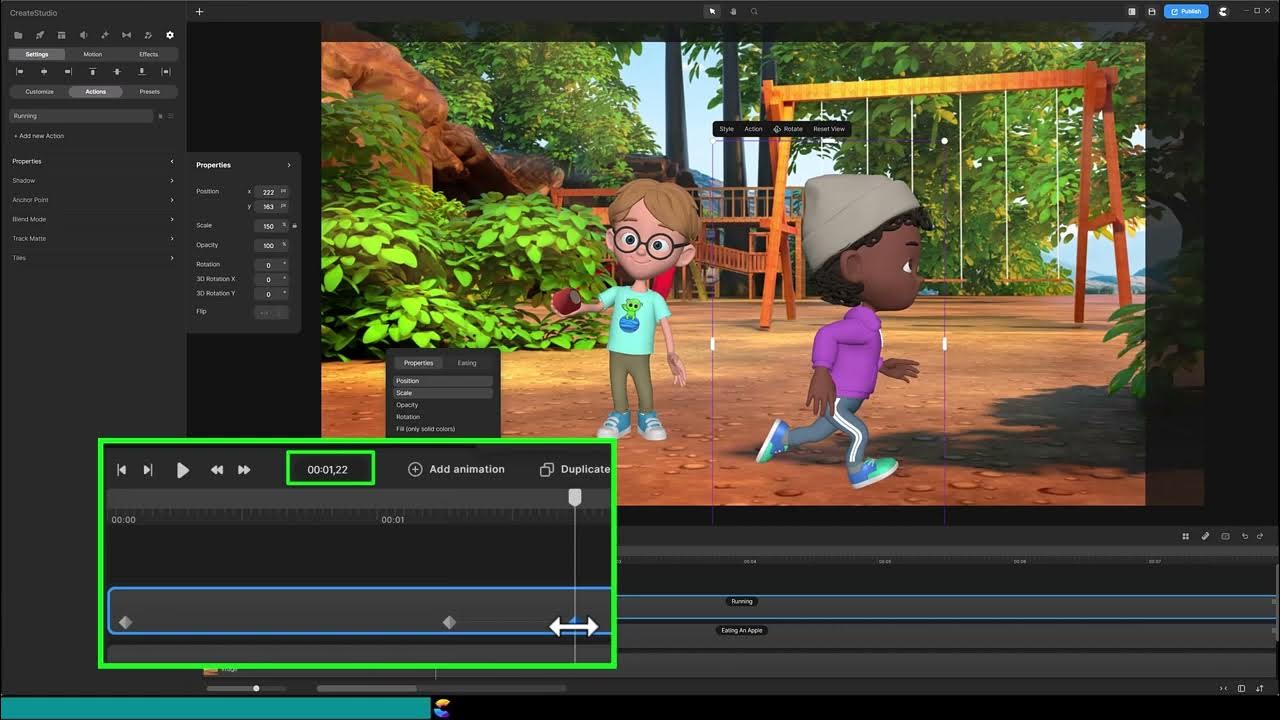 Create Studio 3 Tutorial: Running in circles - YouTube