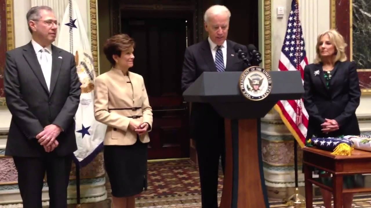 Ambassador Mark Gitenstein Flag Ceremony with Vice President Biden ...
