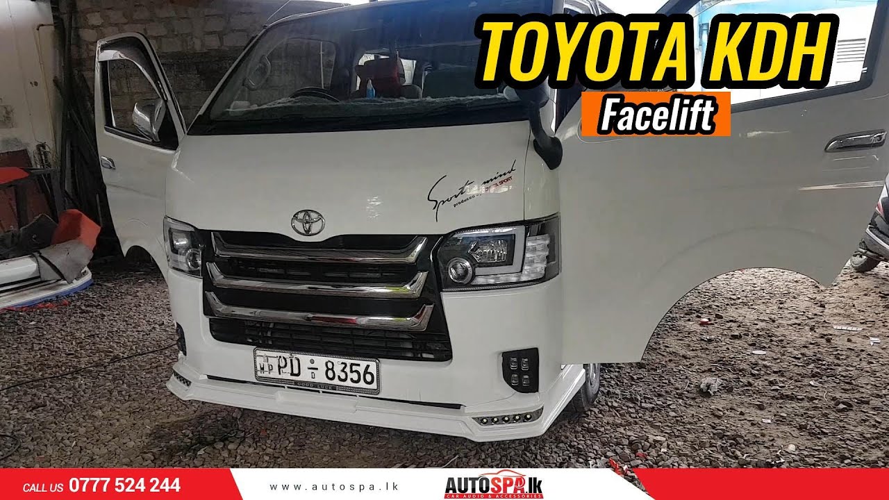 Toyota KDH 2005 Facelift to 2018 - YouTube