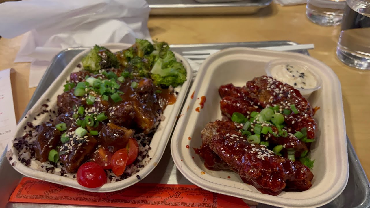 Pow Pow Restaurant Review | Vegan | 9/10 | Washington DC - YouTube
