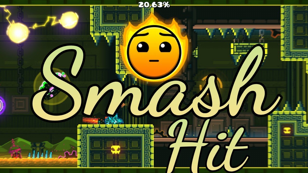 "Smash Hit" by DangeKat (w/Coin) • Geometry Dash - YouTube
