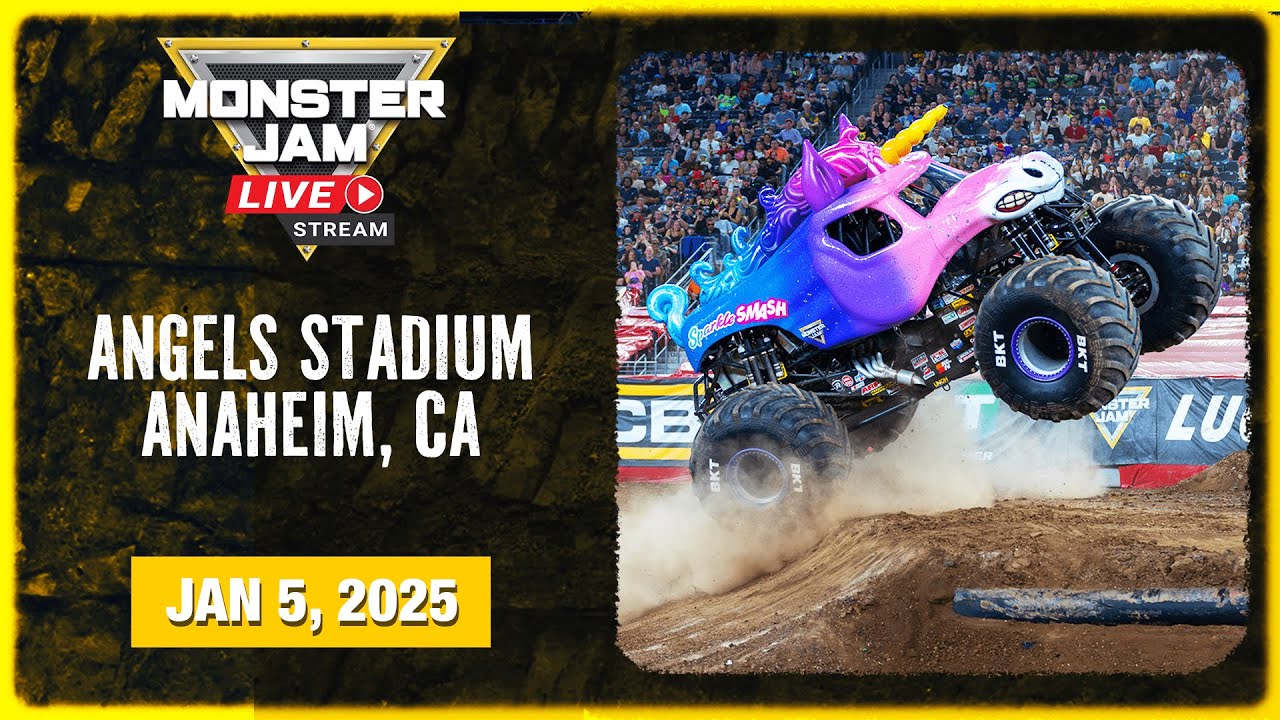 Monster Jam: Anaheim, CA - 2 (Full Event) | Jan 5, 2025 | Stadium West ...